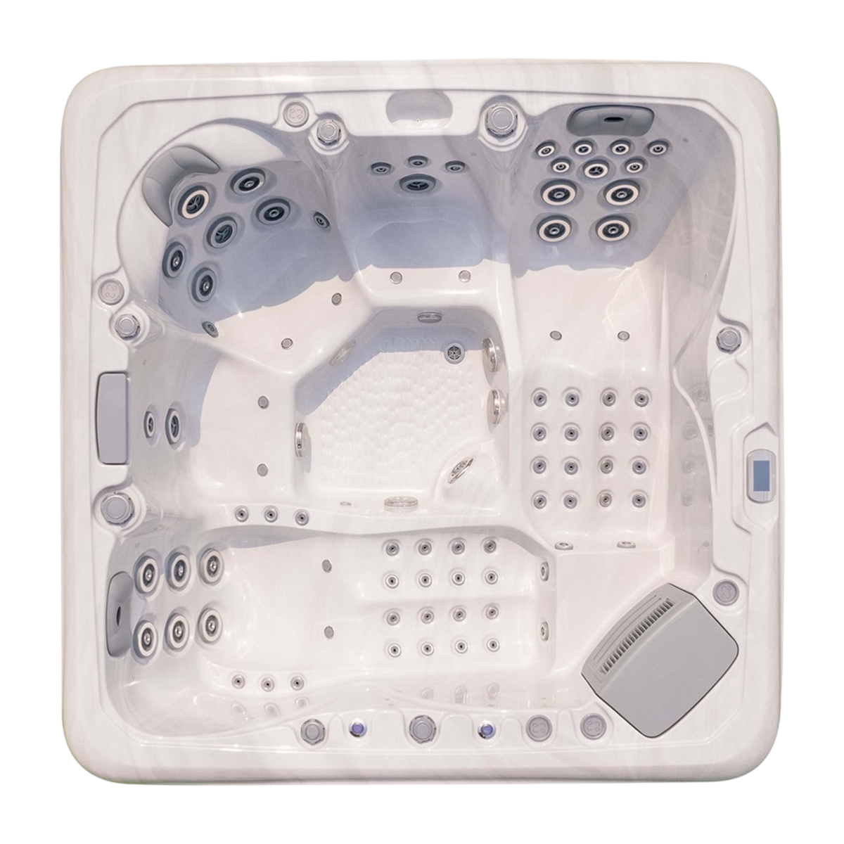 Orion Spa - 2300 x 2300 x 890 mm - Galaxy Spas New Zealand