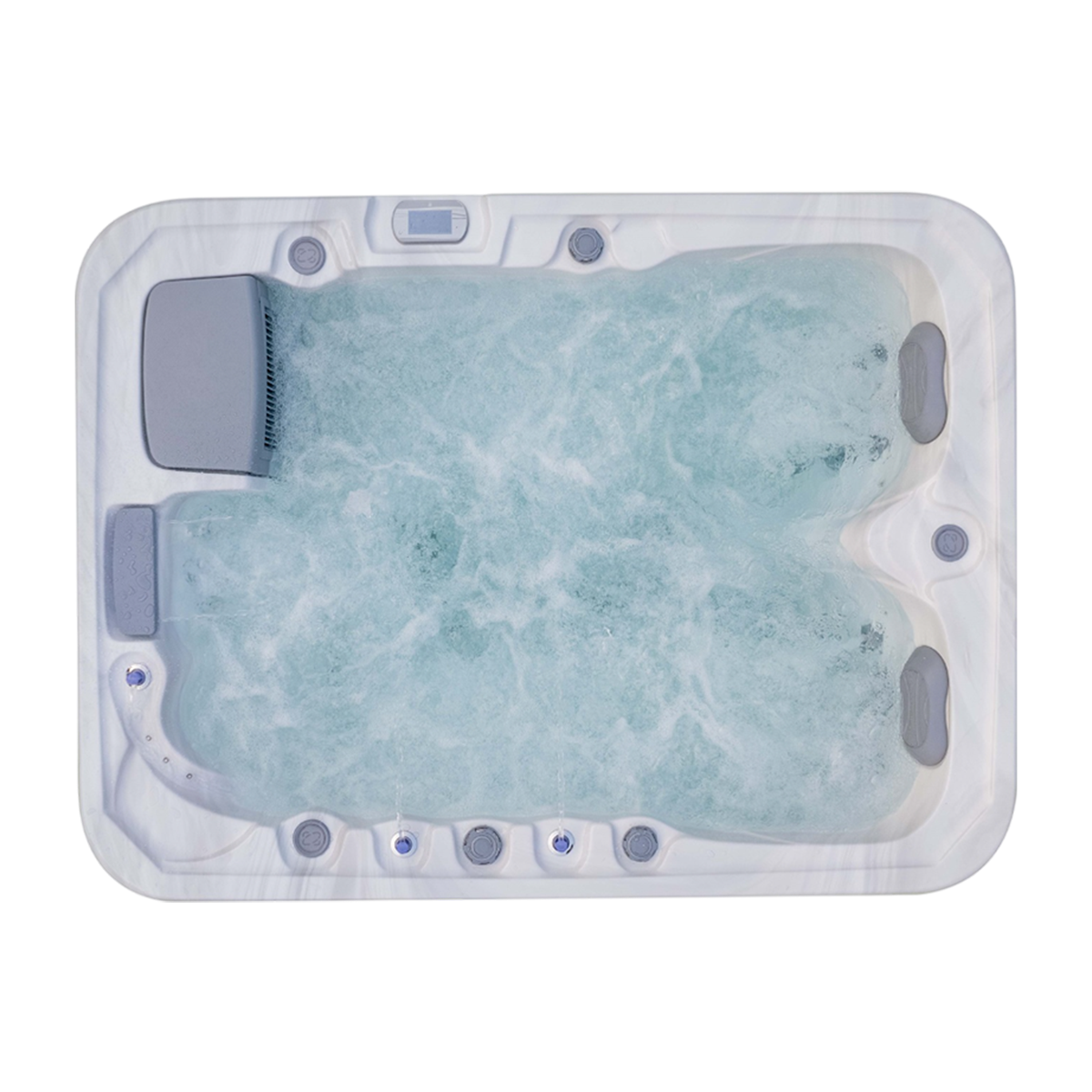 Lyra Spa - 2100 x 1580 x 780 mm - Galaxy Spas New Zealand