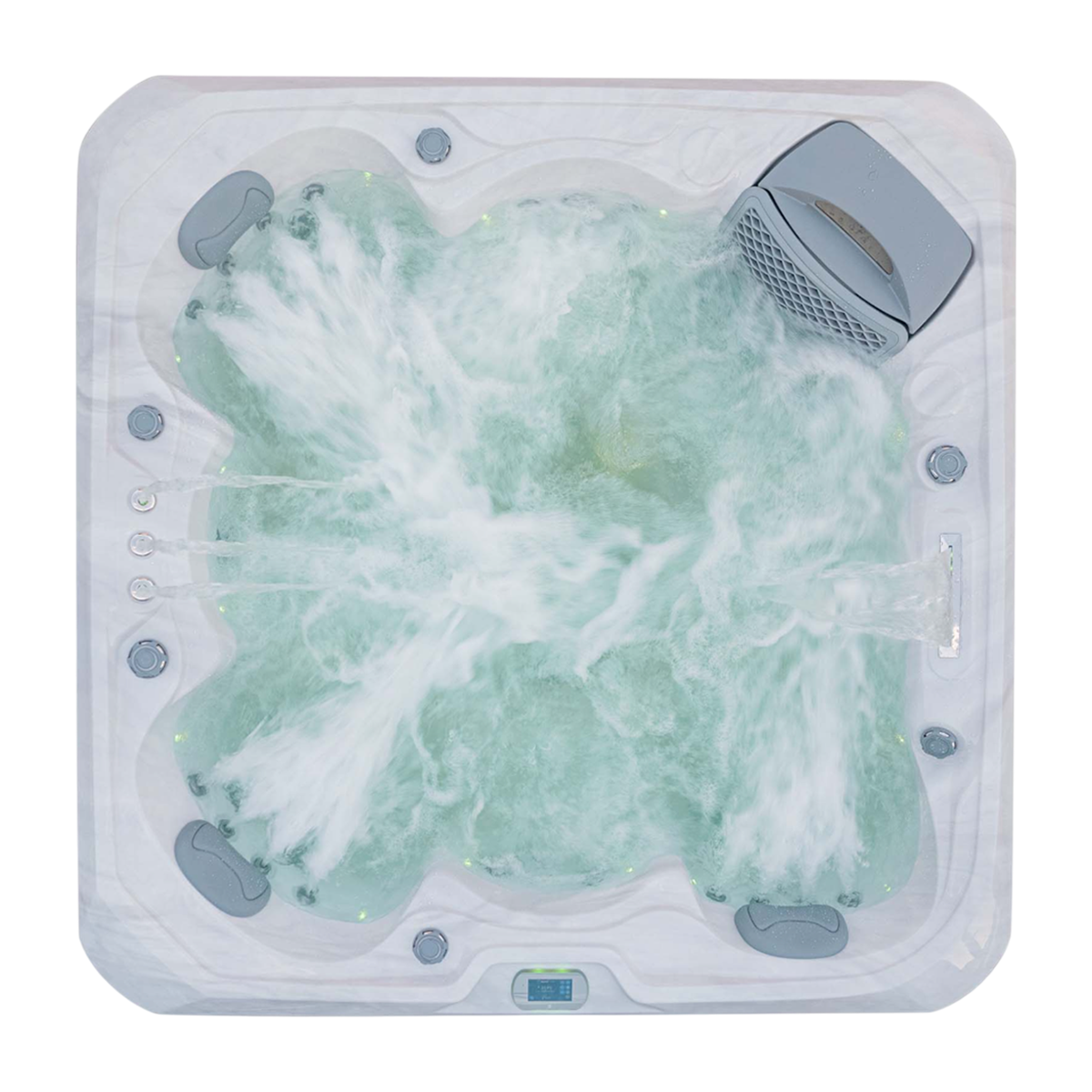 Andromeda Spa - 2100 x 2100 x 880 mm - Galaxy Spas New Zealand